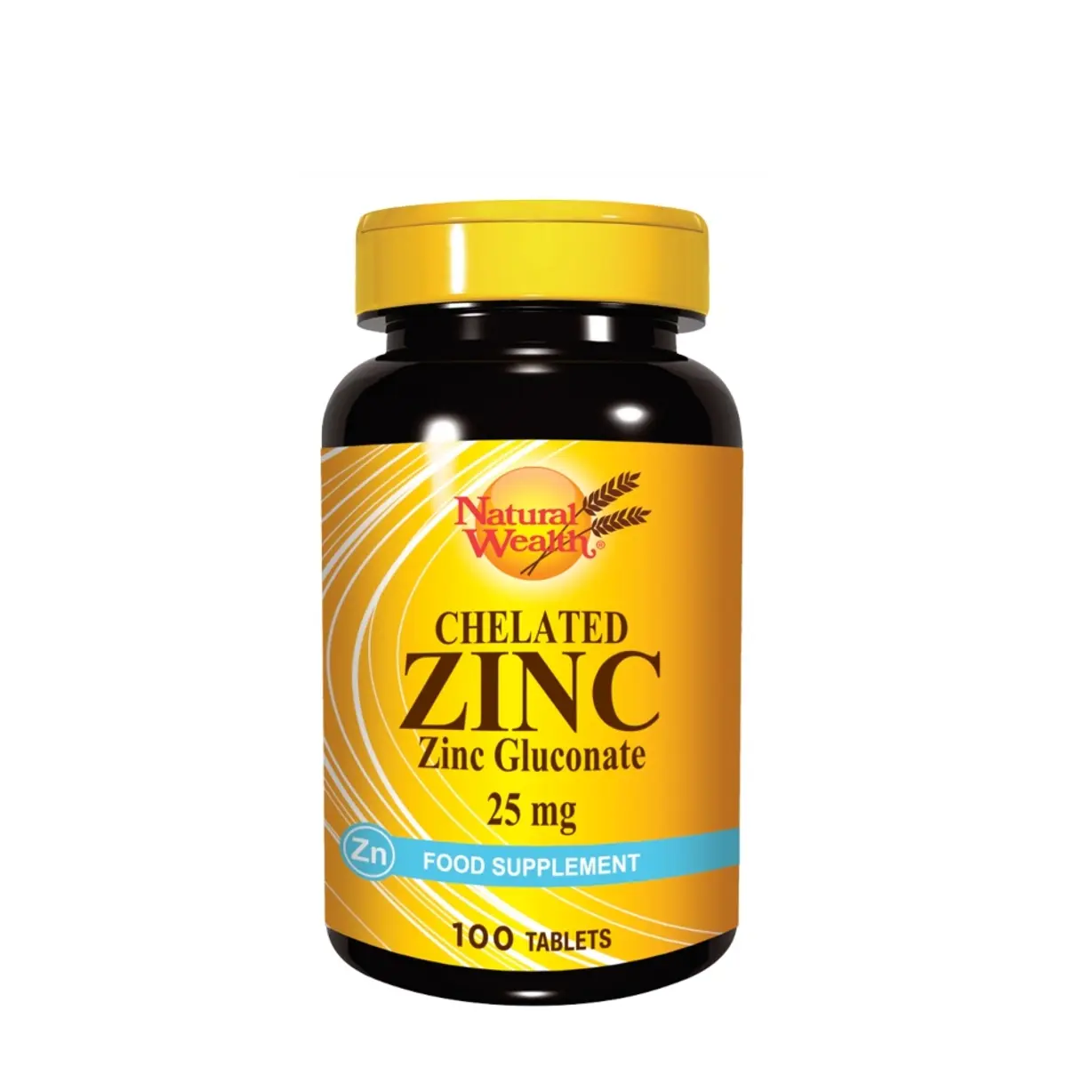 NATURAL WEALTH Cink 25mg tablete 100/1