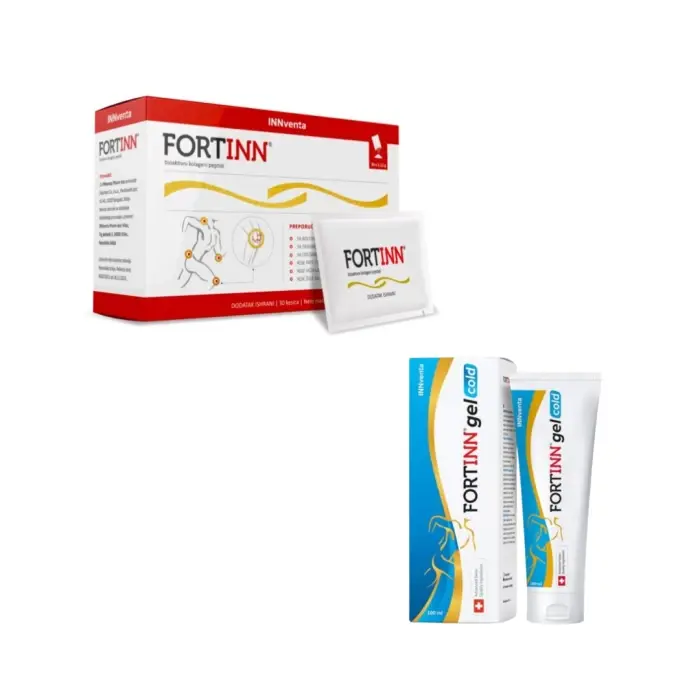 Fortinn Prašak, 30 kesica + Fortinn Gel Cold, 100 ml