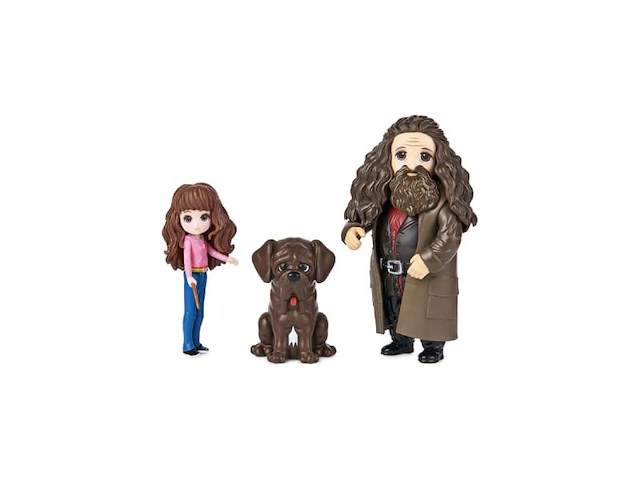 Figura set - Harry Potter, Hermiona and Rubeus Hagrid Friends, Magical Minnies