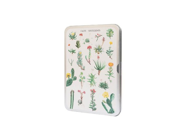 Puzzle - Kokonote Botanical, Cacti, With Metal Box 100 pc