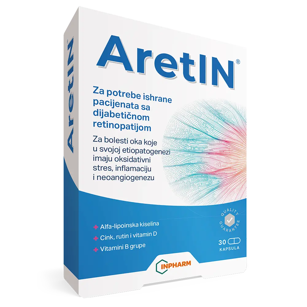 Inpharm AretIN, Za oči, 30 kapsula