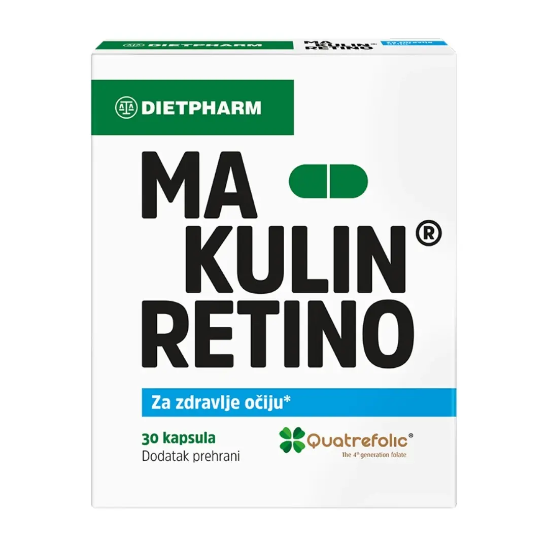 DIETPHARM Kapsule Makulin Retino 30/1