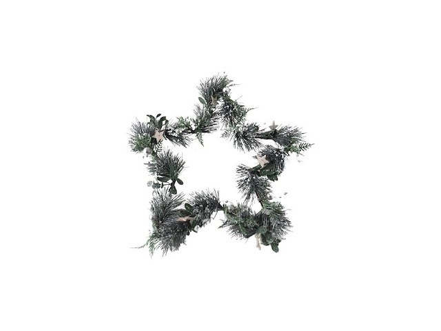 Novogodišnja dekoracija - Star Shaped Wreath