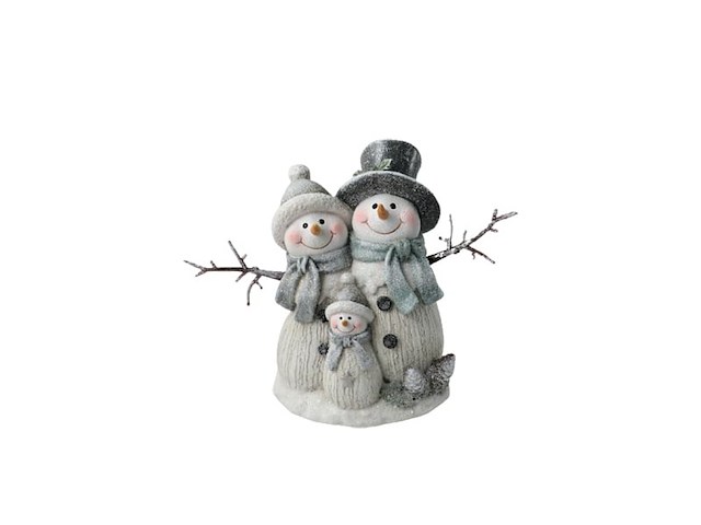 Novogodišnja figura - Snowman Family