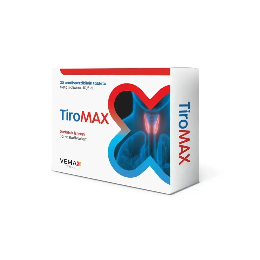 Vemax pharma TiroMAX, 30 orodisperzibilnih tableta