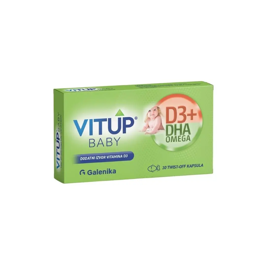 VITUP® BABY D3 + DHA Omega 30 Twist-Off Kapsula