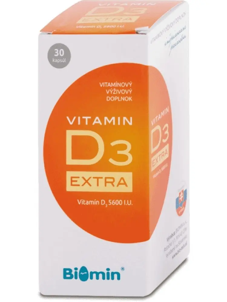 Biomin Vitamin D3 extra 5600IU, 15 kapsula
