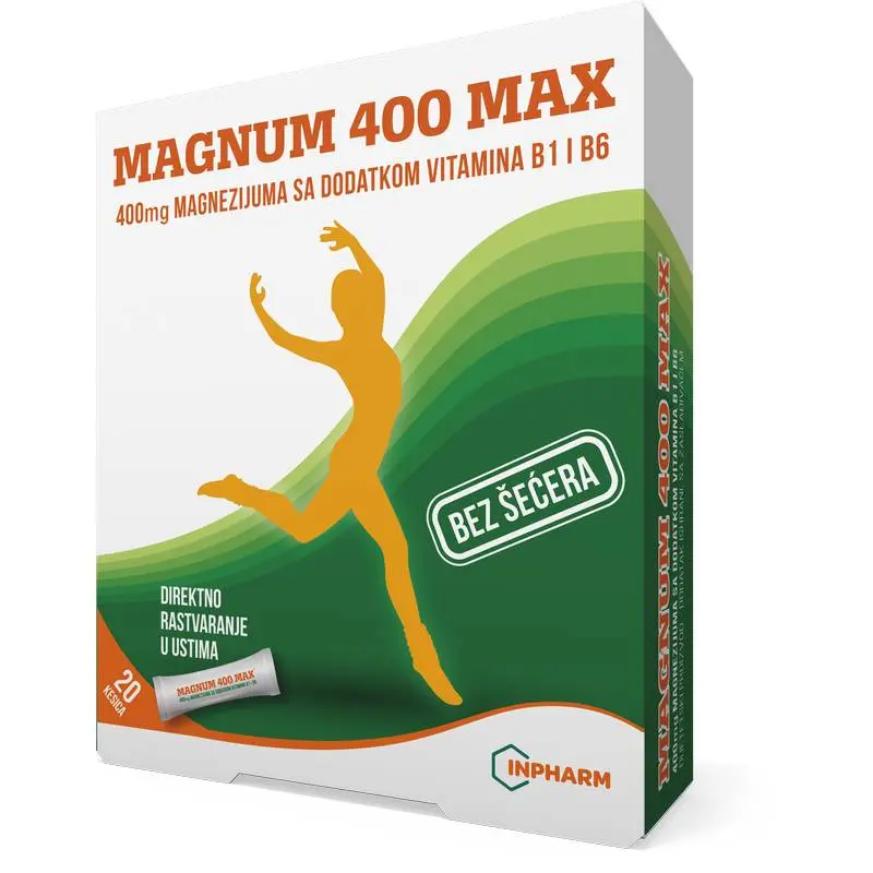 Magnum 400 Max, 20 kesica