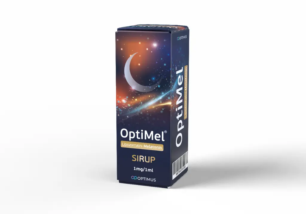Optimel Sirup Lipozomalni melatonin, 50ml