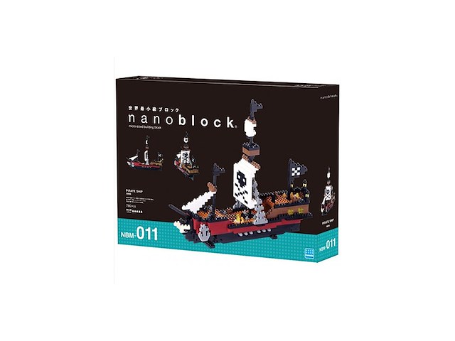Nanoblok kockice - Pirate Ship, 780 pcs