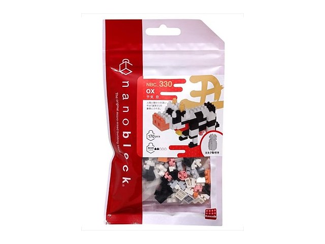 Nanoblok kockice - Cow Ox, 170 pcs