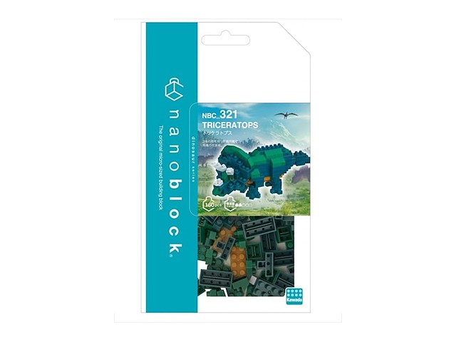 Nanoblok kockice - Triceratops 2, 160 pcs