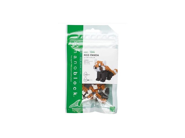 Nanoblok kockice - Red Panda, 130 pcs
