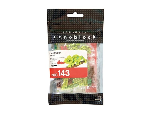 Nanoblok kockice - Chameleon, 120 pcs
