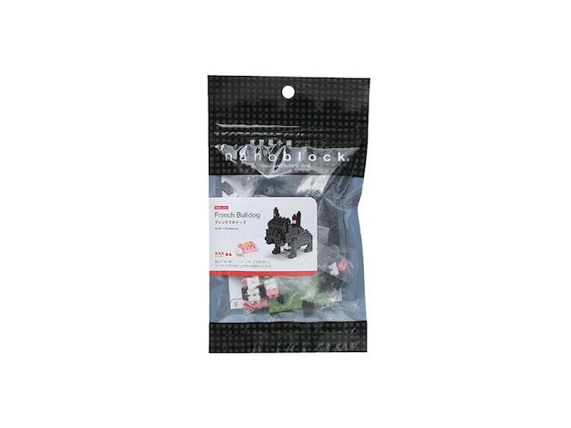 Nanoblok kockice - French Bulldog, 130 pcs