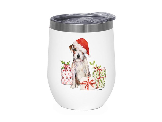 Novogodišnja termo šolja- Christmas Pup, 350 ml