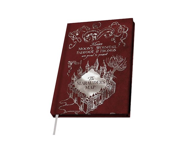 Agenda A5 - Harry Potter, Marauder`s map