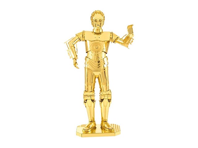3D metalna maketa - Star Wars, Robot C-3PO gold