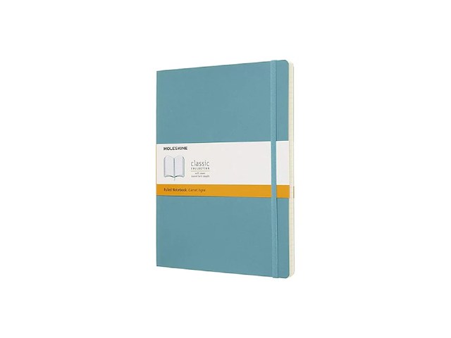 Moleskine Classic Ruled Paper Notebook, Reef Blue