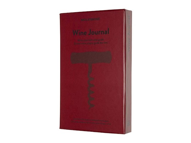 Moleskine - Wine Journal, Theme Notebook - Hardcover Notebook to Collect and Organise Your Wine - Large Size
