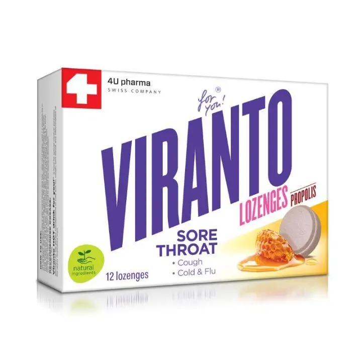 Viranto Lozenge protiv prehlade, 12 komada