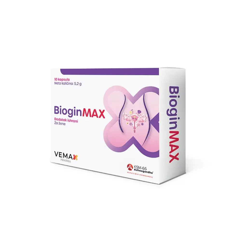 Vemax pharma Biogin MAX, 10 kapsula