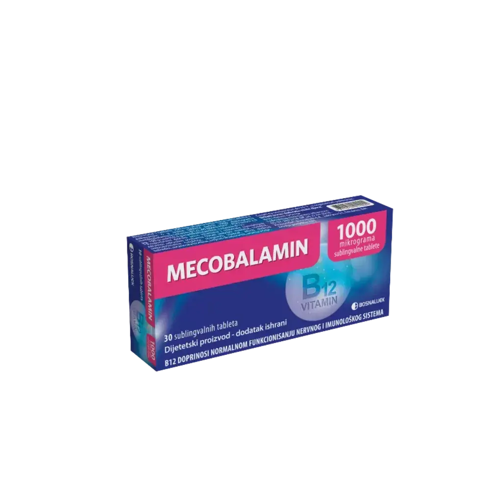Mecobalamin Tablete 1000 Μg, Sublingvalne A30, 30 tableta