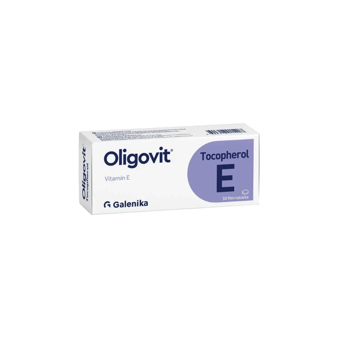 GALENIKA Tablete Oligovit Tocopherol, 10mg, 30 Film tableta