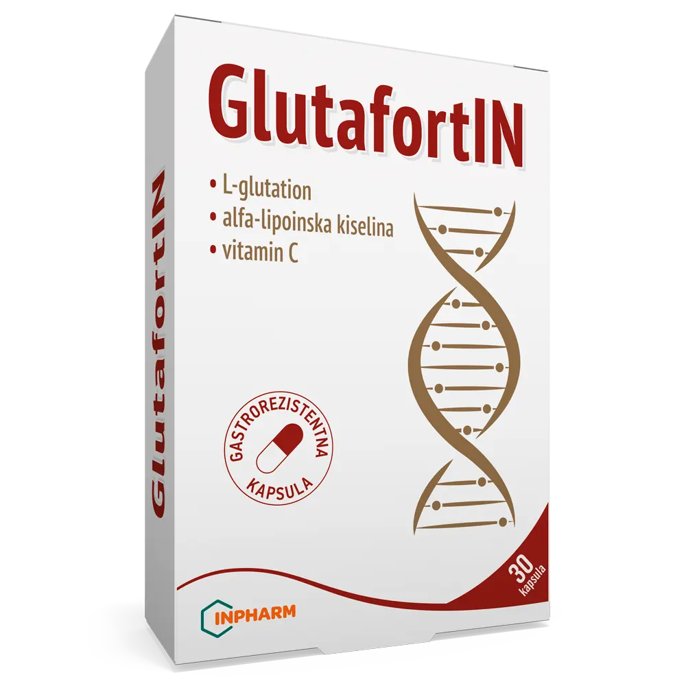 Inpharm GlutafortIN glutation, 30 kapsula