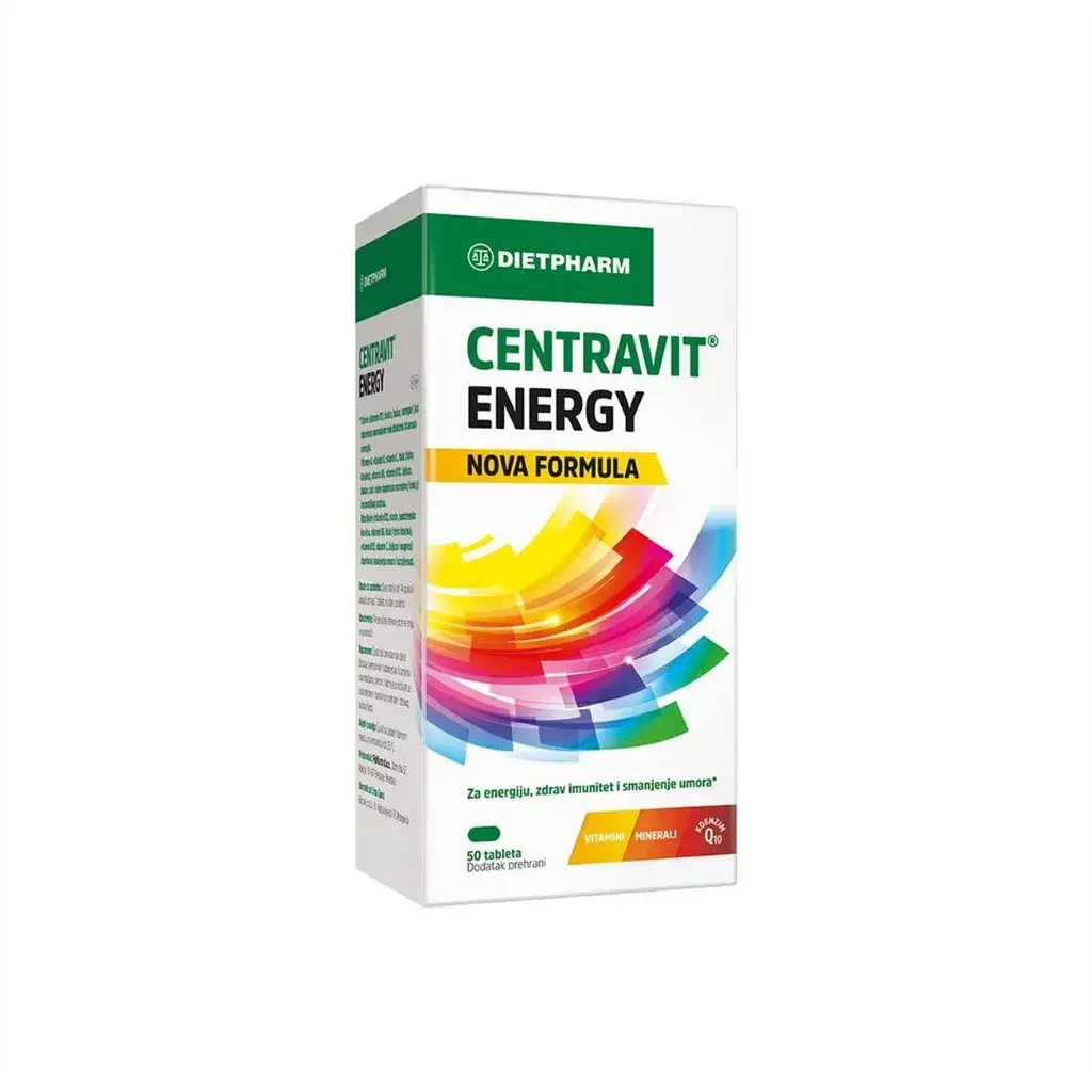 Dietpharm Tablete Centravit Energy, 50 komada