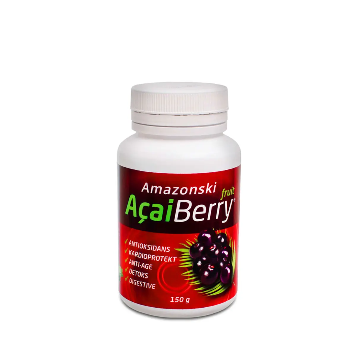 GMZ ERVAMATIN Amazonski Acai Berry prah 150g 127522