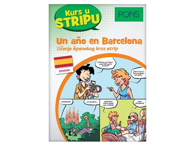 PONS kurs u stripu - španski: un año en Barcelona