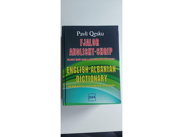 Albansko - engleski rečnik (Fjalor anglisht - shqip)