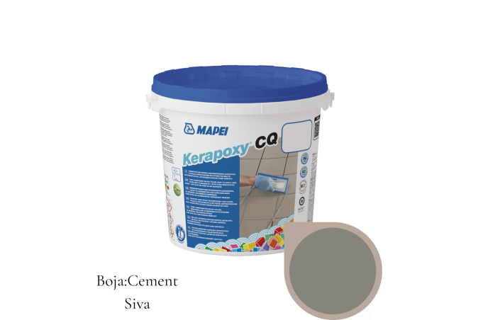 Mapei - Kerapoxy CQ - 113 Cement Siva - 10kg - fug masa - 6311310