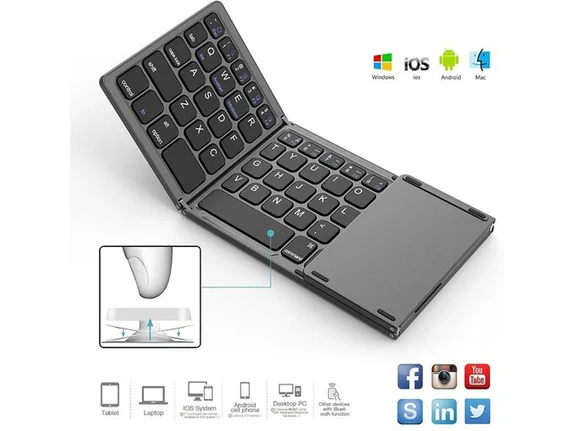 Tastatura Wireless sa touchpadom rasklopiva