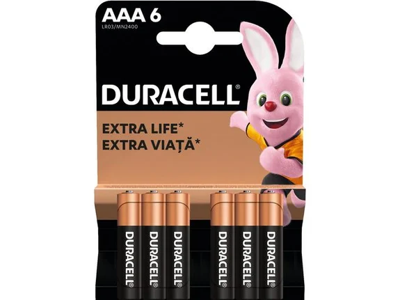 Duracell Baterije Basic AAA 6 kom