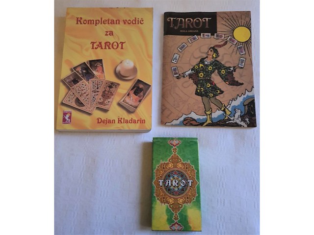 KOMPLETAN VODIC ZA TAROT+ KARTE+ MALE ARKANE