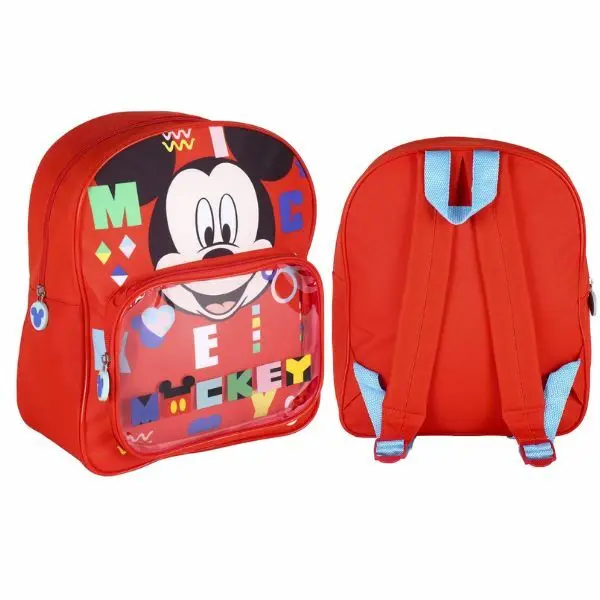 Školski ranac Mickey Mouse 2100004027, 30 x 12 x 25 cm, Crveni