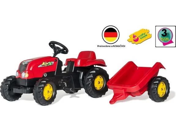 Rolly Toys Traktor sa prikolicom na pedale