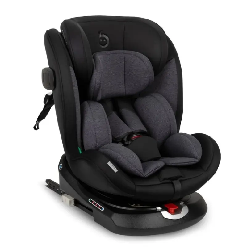 MoMi Emi auto sedište i-Size Black, 40-150 cm Isofix