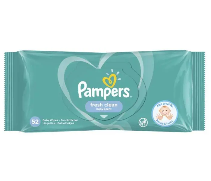 PAMPERS Vlažne maramice Wipes Fresh Clean 52/1