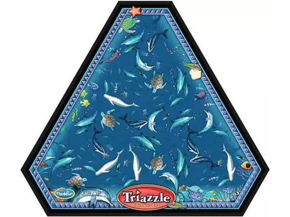 Thinkfun - društvena igra Triazzle delfini