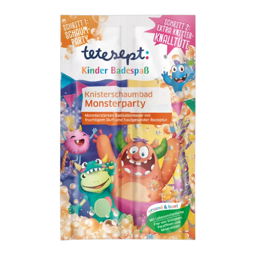 Tetesept Penušava kupka "Monster Party" 45g