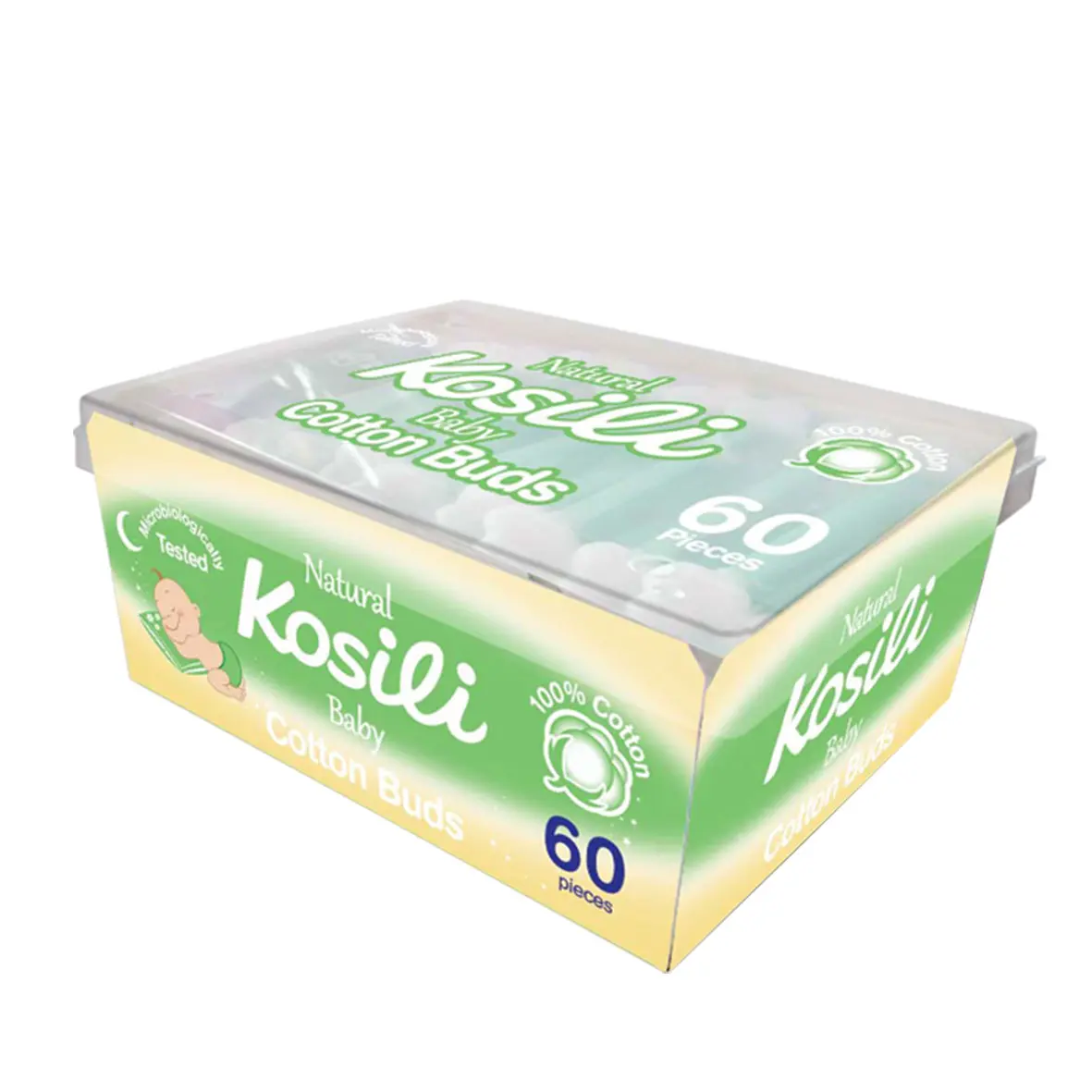 KOSILI All Natural Baby štapići za uši 60/1