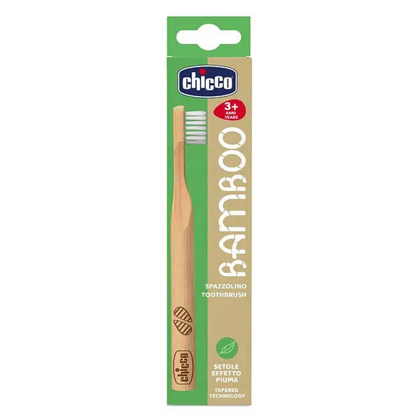 CHICCO Četkice za zube za decu, 3 godine, Bambus