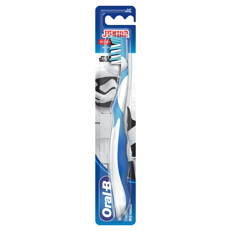 ORAL-B Četkica za zube za decu Star Wars, Plavo-bela