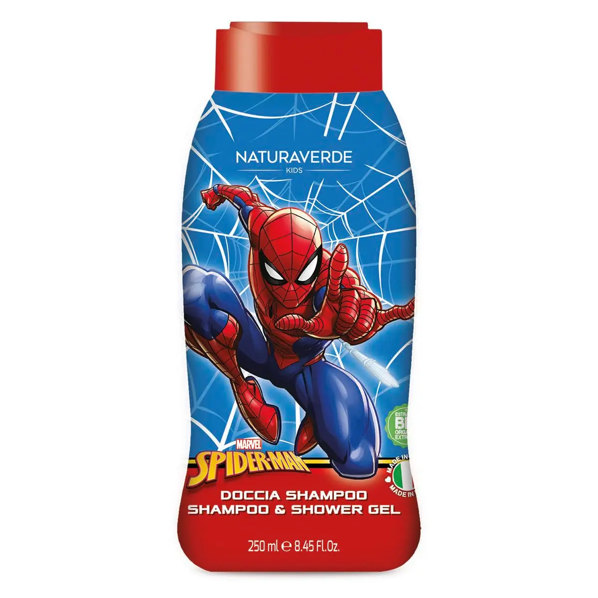 NATURAVERDE Šampon i gel za tuširanje Spiderman 250m
