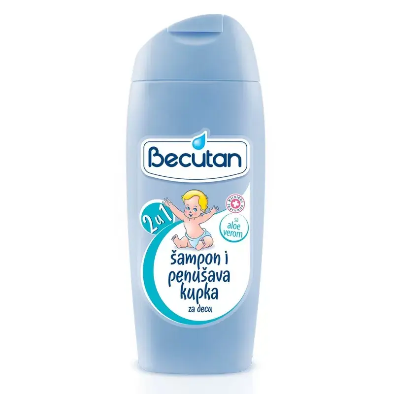 Becutan Šampon i kupka za bebe sa aloja verom 2U1, 350ml