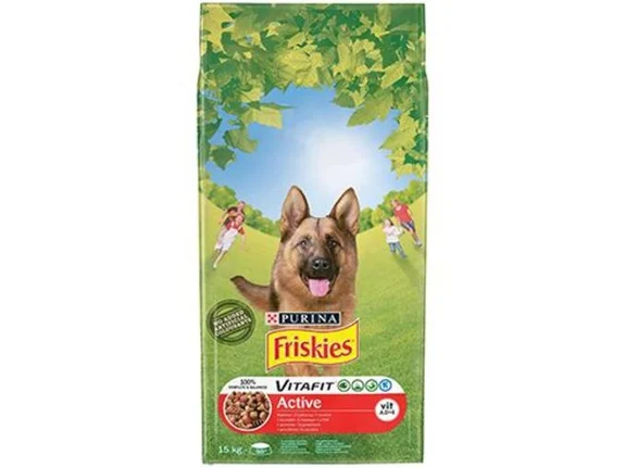 Friskies Hrana za pse Active govedina 15 kg