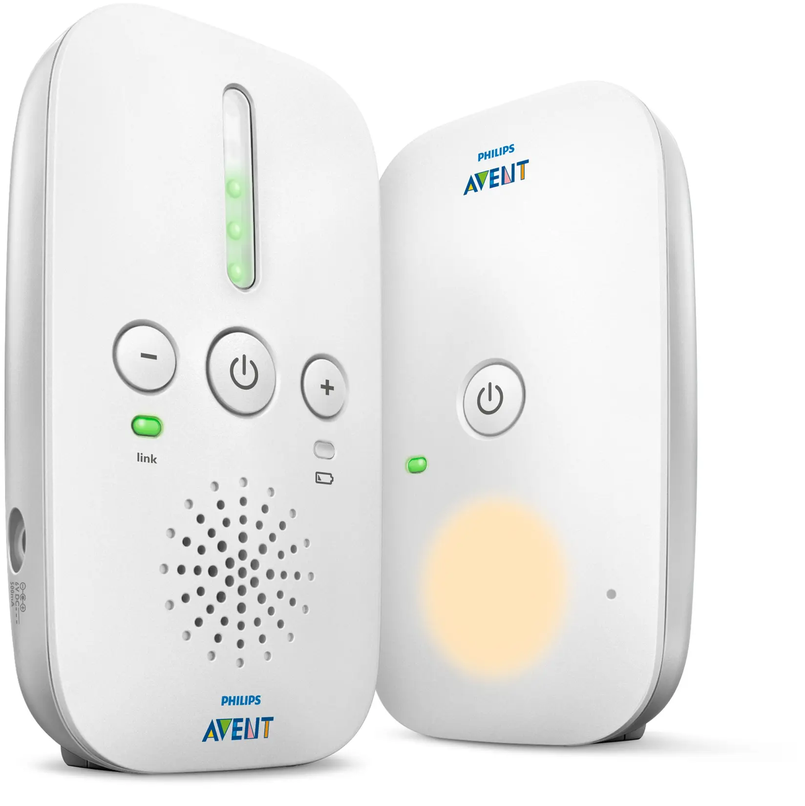 Philips AVENT Audio Monitors SCD502/52 video monitor za bebe 300 m FHSS Belo